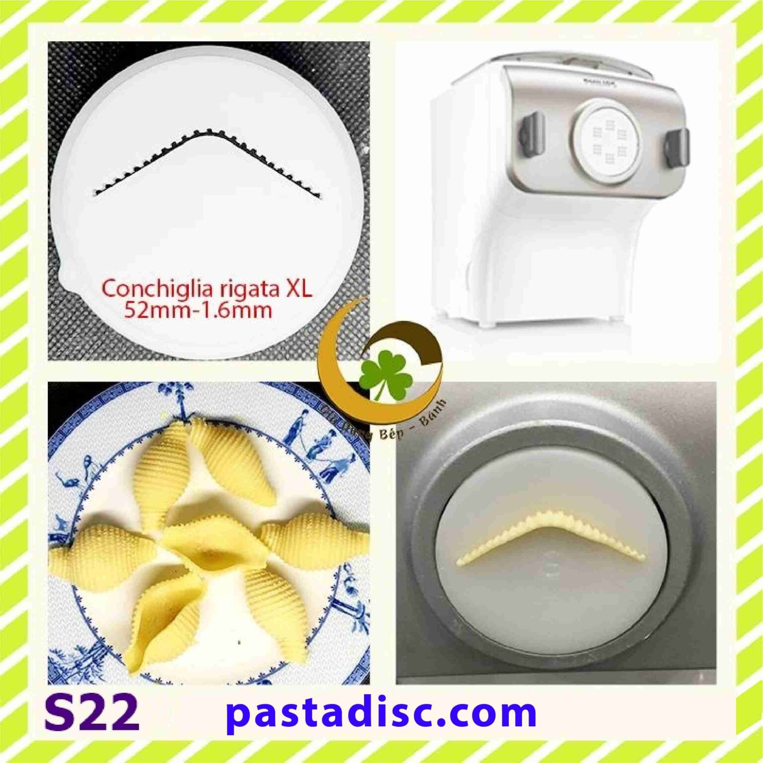 Conchiglia/Conchigliette - PASTADISC | PASTA MAKER